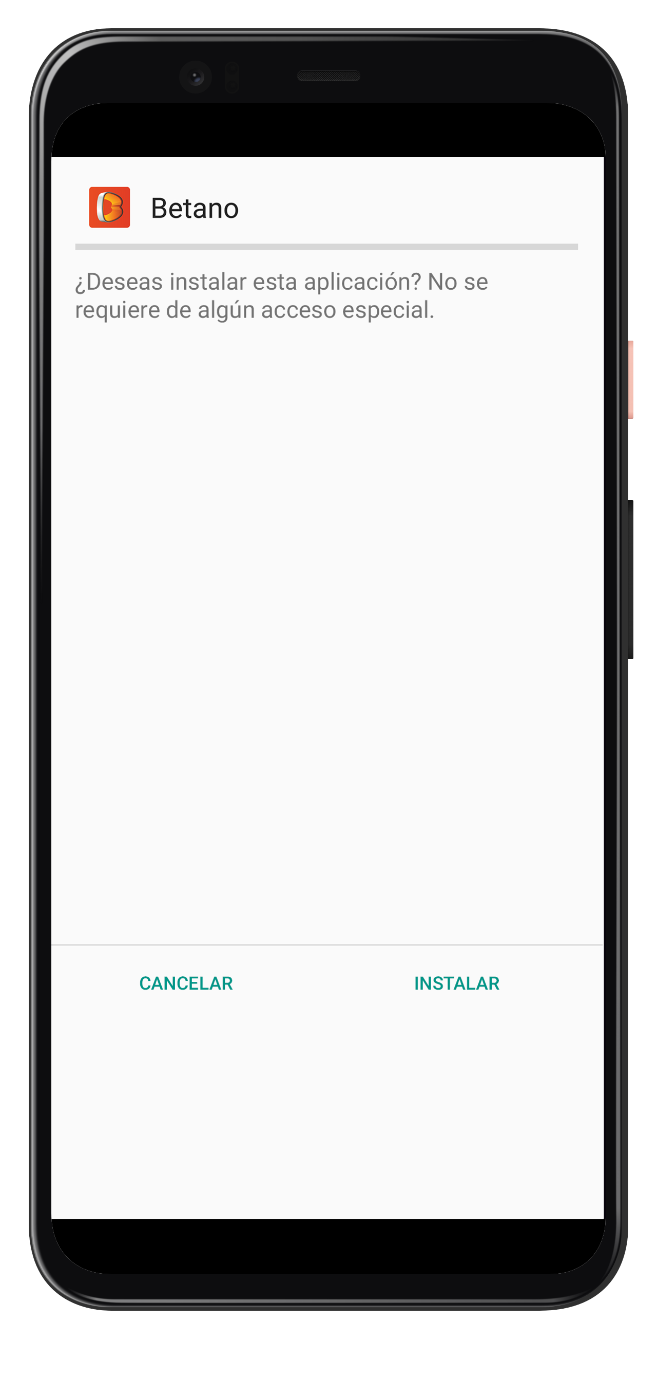 Aplicación Betano Android | Betano