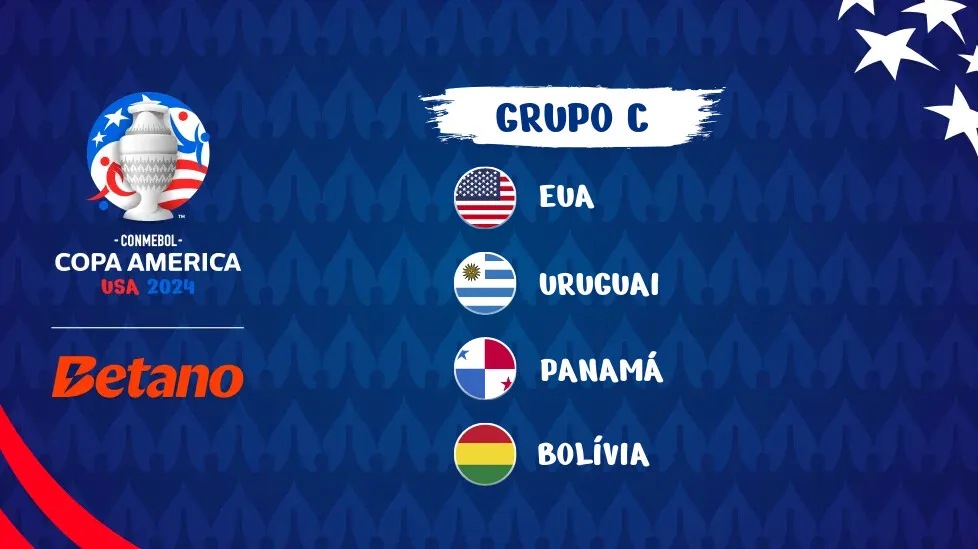 Copa América 2024 Grupos | Betano